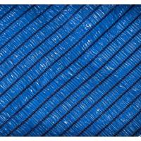 China Six Needles Mono Type Blue Shade Net 200-350 GSM 100% Polyethylene for sale