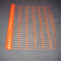China 1.2m Reflective Flourescent Orange Plastic Safety Fence Net for sale