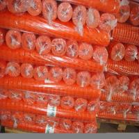 China Peru Yellow Orange Plastic Safety Warning Fence Net for sale