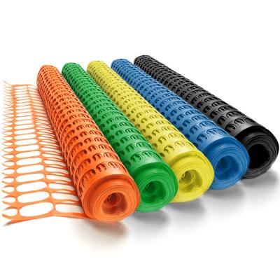 China HDPE Barrier Fence Mesh 1m x 50m UV Stabilized Safety Warning Fence for Construction and Crowd Control for sale