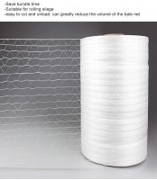 China bale of hay bale wrap net, baler wrap netting for sale