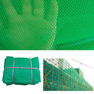 China 100% Virgin HDPE Scaffolding Safety Barrier Net 2m x 10m Blue Green Debris Net for sale