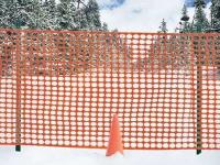 China Blue Barrier Fencing Mesh 4x50ft UV Stabilized HDPE PP Safety Fence for sale