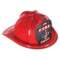 China Plastic Fire Hats 17cm Depth 50cm Circumference Imprinted Custom Logo for sale