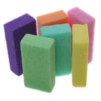 China Pumice Sponge Foot Callus Remover 24 Pack Assorted Colors for Pedicure for sale