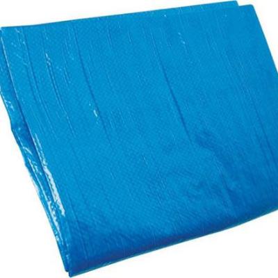 China Blue Orange Outdoor Waterproof PE Rain Tarp Truck Cover 8x10 ft Heavy Duty for sale
