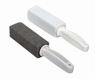 China Pumice Stone with Handle Toilet Bowl Ring Remover 24x3.5x3.5cm Eco Friendly Cleaning Stick for sale