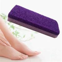 China Disposable Anti-bacterial Callus Buffing Pumice Pad 8x4x1.2 cm Coarse Grit for sale