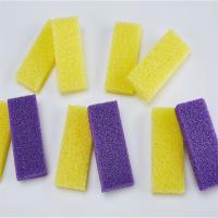 China Dual Sided Coarse Pumice Sponge Foot Callus Remover 8x4x1.2 cm Pedicure Tool for sale