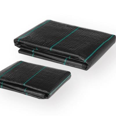 China Anti Weed Mat Green PP PE UV 3% 80g-150g 1m-6m Width Weed Barrier Fabric for sale
