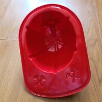 China Plastic Kids Firefighter Helmet 29x21x11cm Blow Molded Toy Hat for sale