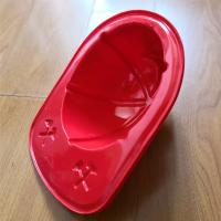 China Plastic Kids Firefighter Helmet 29x21x11cm Blow Molded Toy Hat for sale