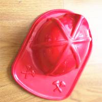 China Kids Plastic Firefighter Hat 29x21x11cm Blow Molded Helmet for Costume for sale