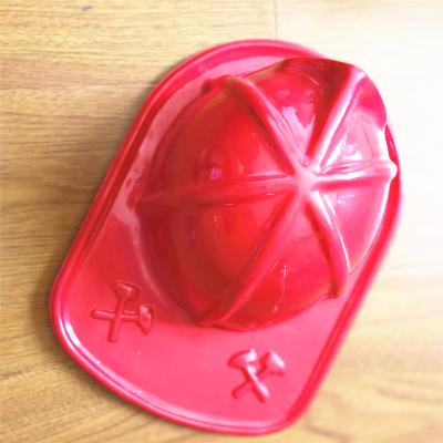 China Kids Plastic Firefighter Hat 29x21x11cm Blow Molded Helmet for Costume for sale