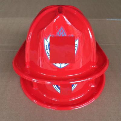 China Custom Kids Fire Hats Plastic Blow Molded Firefighter Helmet 29x21x11cm for sale