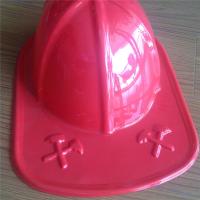 China Kids Firefighter Helmet Hat with Toy Axe Plastic Blow Molded 29x21x11cm for sale