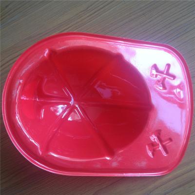 China Kids Firefighter Helmet Hat with Toy Axe Plastic Blow Molded 29x21x11cm for sale