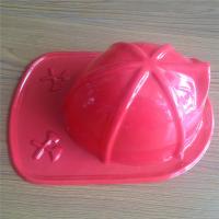China Kids Firefighter Helmet Hat with Toy Axe Plastic Blow Molded 29x21x11cm for sale