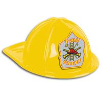 China Child Size Red Plastic Fire Chief Hat Halloween Party Plasticfireman Helmet Hat for sale