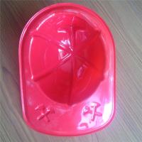 China Child Size Red Plastic Fire Chief Hat Halloween Party Plasticfireman Helmet Hat for sale