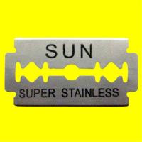 China Professional Stainless Steel Half Razor Blades 100 Pack Platinum Coated for Smooth Shave for sale