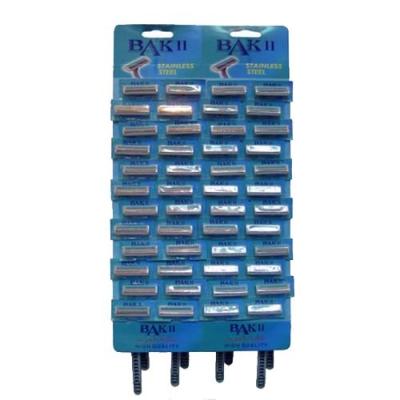 China Double Edge Razor Blades Stainless Steel HV700 Chromed Coated 100pcs per Pack for sale