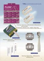 China Disposable Safety Razor with Double Edge Stainless Steel Blade HV700 Hardness for sale