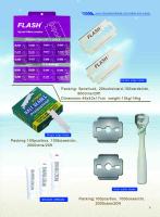 China Disposable Safety Razor with Double Edge Stainless Steel Blade HV700 Hardness for sale