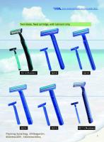 China Disposable Safety Razor with Double Edge Stainless Steel Blade HV700 Hardness for sale
