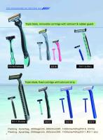 China Disposable Safety Razor with Double Edge Stainless Steel Blade HV700 Hardness for sale