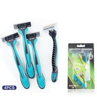 China Wholesale Stainless Steel Twin Blade Disposable Shaving Razor HV700 Hardness 100 Pcs per Pack for sale