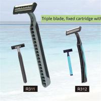China Wholesale Stainless Steel Twin Blade Disposable Shaving Razor HV700 Hardness 100 Pcs per Pack for sale