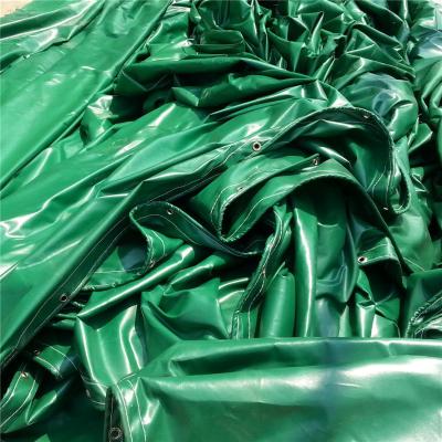 China PVC Coated Truck Tarpaulin Waterproof Heavy Duty 650gsm for sale