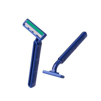 China Widely Use Disposable Men Twin Blade Shaving Razor For Beard Cleaning for sale