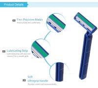 China Widely Use Disposable Men Twin Blade Shaving Razor For Beard Cleaning for sale
