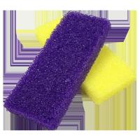 China Disposable Pumice Stone Foot Callus Remover 8x4x1.2 cm PU Foam Sponge for Hands and Body for sale