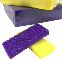 China Disposable Pumice Stone Foot Callus Remover 8x4x1.2 cm PU Foam Sponge for Hands and Body for sale