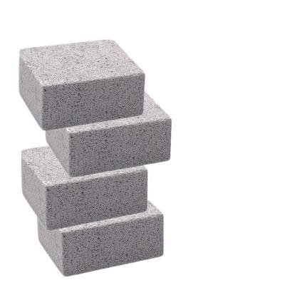 China Reusable Grill Griddle Cleaning Brick Block 10x7x4cm Foam Glass Pumice Stone for sale