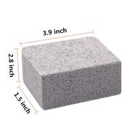 China Reusable Grill Griddle Cleaning Brick Block 10x7x4cm Foam Glass Pumice Stone for sale