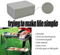 China Reusable Grill Griddle Cleaning Brick Block 10x7x4cm Foam Glass Pumice Stone for sale