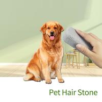 China Pet Hair Remover Stone Brush Roller for Dogs Cats Horses 2-in-1 Cleaning Tool for sale