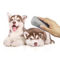 China Pet Hair Remover Stone Brush Roller for Dogs Cats Horses 2-in-1 Cleaning Tool for sale