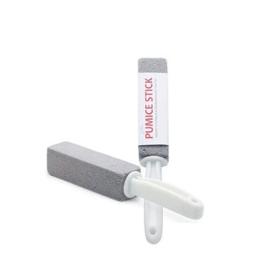 China Pumice Toilet Cleaning Stick 24x3.8x3.8 cm Glass Pumice Brush with Long Handle for sale