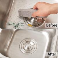China Pumice Stone Toilet Cleaning Brush 24 cm with Handle for Hard Water Ring Rust Stain Removal for sale