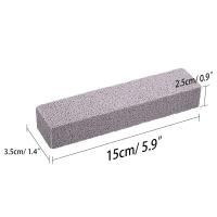 China Pumice Stone Toilet Cleaning Brush 24 cm with Handle for Hard Water Ring Rust Stain Removal for sale
