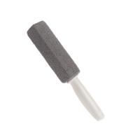 China Eco-Friendly Pumice Toilet Cleaning Brush 24cm Long Handle Durable Glass Pumice Stone for sale