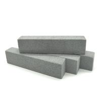 China Eco-Friendly Pumice Toilet Cleaning Brush 24cm Long Handle Durable Glass Pumice Stone for sale