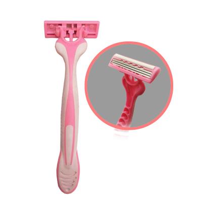 China R319 Triple Blade Disposable Razor for Women Sweden Stainless Steel 3 Count for sale
