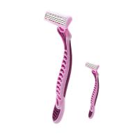 China R319 Triple Blade Disposable Razor for Women Sweden Stainless Steel 3 Count for sale