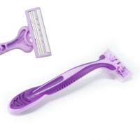 China R319 Triple Blade Disposable Razor for Women Sweden Stainless Steel 3 Count for sale